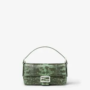 Fendi Baguette® 26424 Lizard Leather Bag - [green]